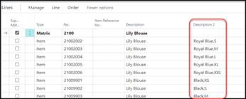 Item Structure and Configuration
