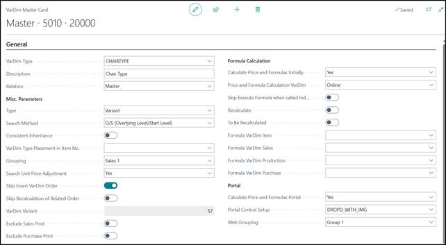 Item Structure and Configuration